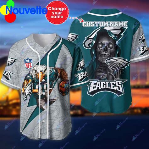 Eagles Baseball Jersey Personalized Shirt Nouvette