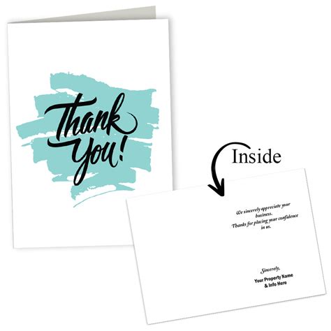 Custom Greeting Card Thank You