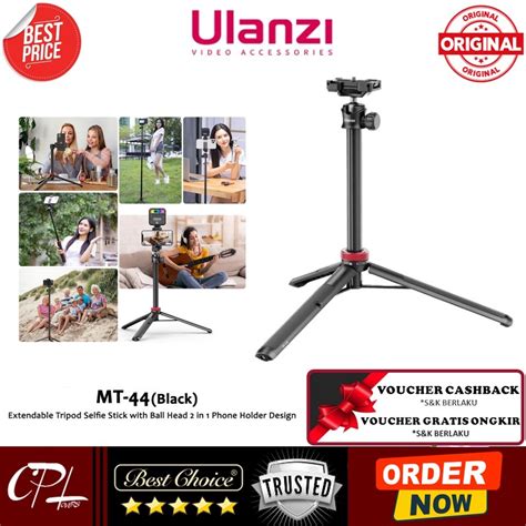 Jual Ulanzi Mt 44 Extendable Vlog Tripod Shopee Indonesia