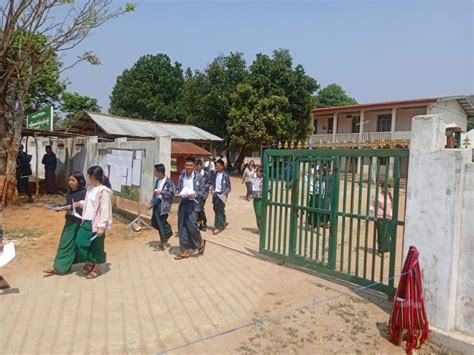 ပင်လောင်းမြို့နယ်တွင် တက္ကသိုလ်ဝင်စာမေးပွဲ ပထဝီဝင် ဘာသာရပ်အား ကျောင