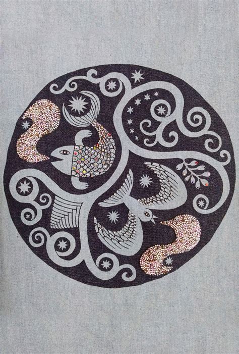 布絵 『魚と鳥』 Annaart