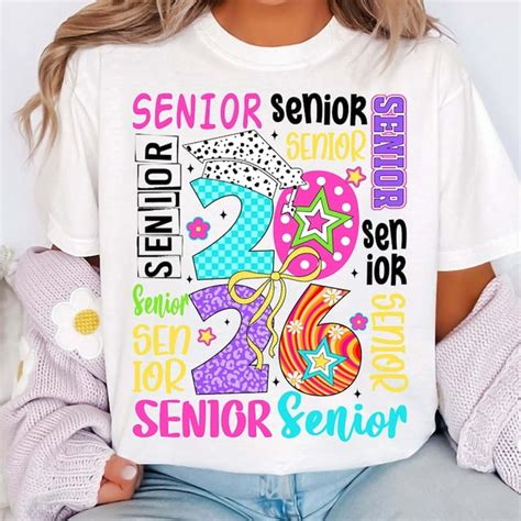 Retro Graduation Senior 2026 T Shirt Class Of 2026 Tee Graduate 2026