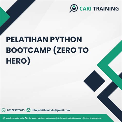 Pelatihan Python Bootcamp Zero To Hero Pusat Informasi Training