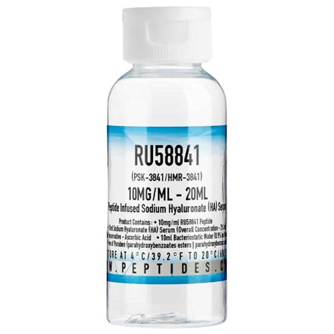 Buy Ru58841 10mgml 20ml Psk 3841hmr 3841 Peptide Infused Sodium