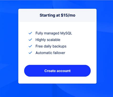 Digitalocean Mysql Pricing Cost And Pricing Plans