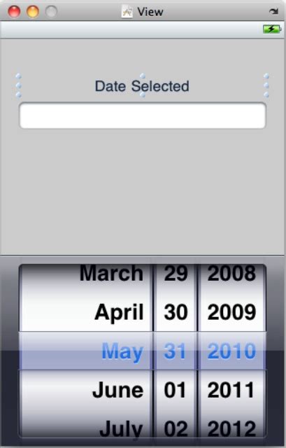 Iphone Uidatepicker Tutorial James Sasitorn