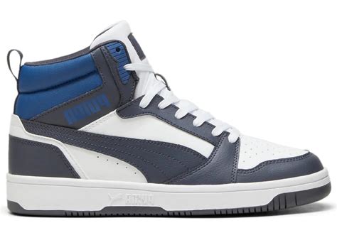 Puma Rebound V6 High Navy White Royal Mens 392326 23 Us