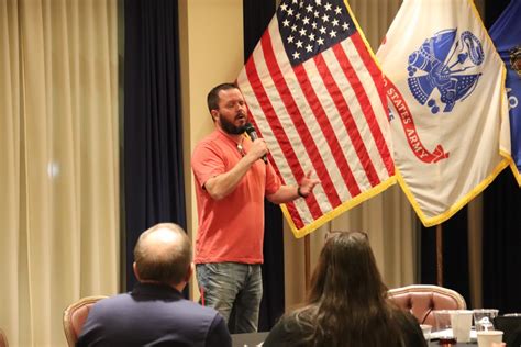 Dvids Images Army Veteran Comedian Gives Performance At Fort Mccoy