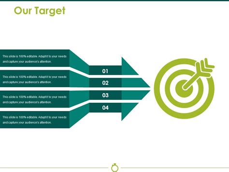 Our Target Ppt Powerpoint Presentation Model Demonstration