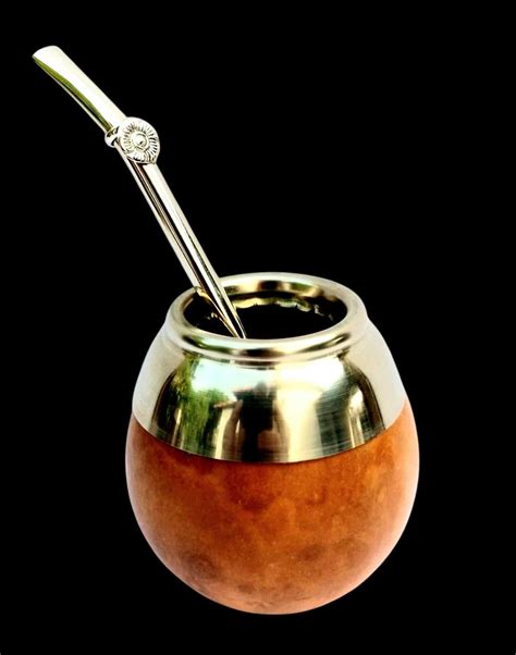 Mate Gourd Cup Argentina Gaucho Naturalmade With Genuine Argentine