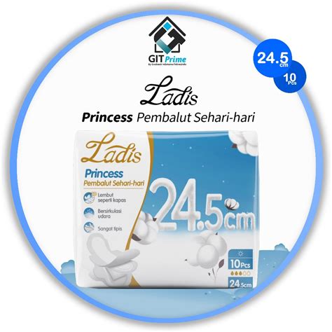 Jual Makuku Ladis Princess Pads 245cm Pembalut Menstruasi Wanita Isi