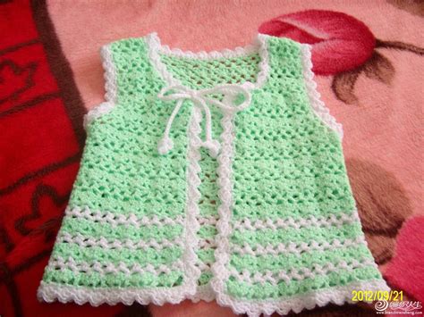 勾婴儿背心勾宝宝背心婴儿小背心图纸大山谷图库