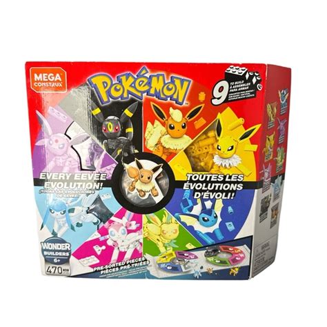 Mega Construx Toys Mega Construx Pokemon Every Eevee Evolution