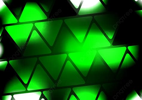 Green Abstract Background Triangle Shapes In Shades Of Green Cube