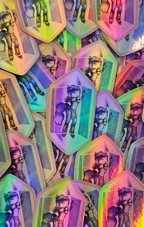 Krystal From Starfox Holographic Stickers Rstickerstore