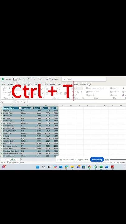 Use Slicer In Excel Filter In Advance In Excel Quicklearn881 Shorts