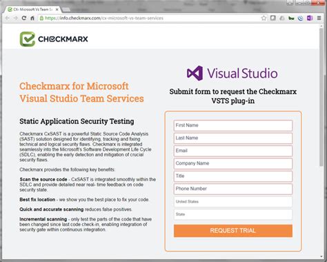 Checkmarx CxSAST Visual Studio Marketplace