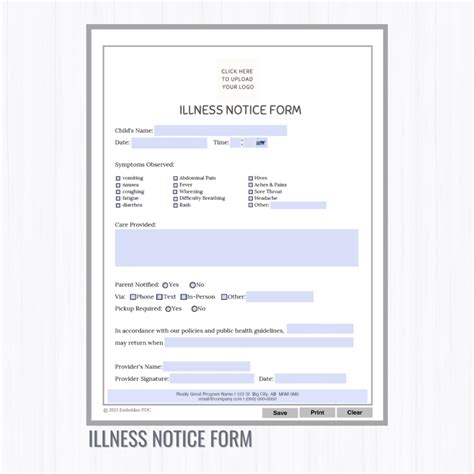 Illness Notice Adsn