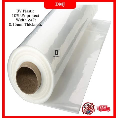 Uv Plastic 24ft X 1mtr Uv Plastic Plastik Uv Rumah Pelindung Hujan Rph