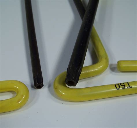 9pc Extra Long T Handle Tamper Torx Driver With Hole Big T55 Star Bit Torque