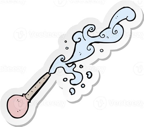 Sticker Of A Cartoon Squirting Pipette 45306823 Png