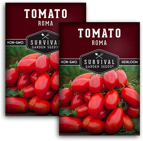 Survival Garden Seeds Roma Tomato Seed For Planting 2
