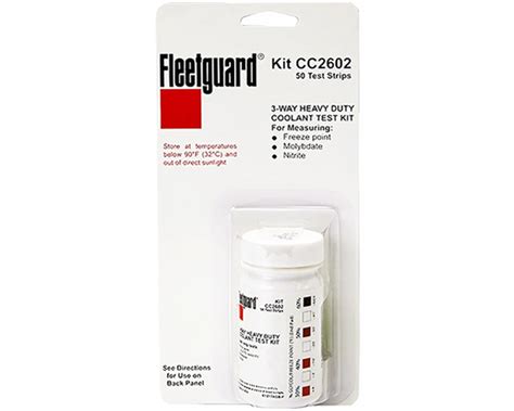 Fleetguard® 3 Way Heavy Duty Filtration Coolant Analysis Test Kit