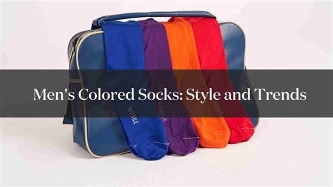 Mens Colored Socks Style And Trends Nobile Italy