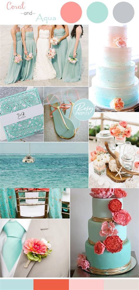 What Color Goes With Turquoise For A Wedding