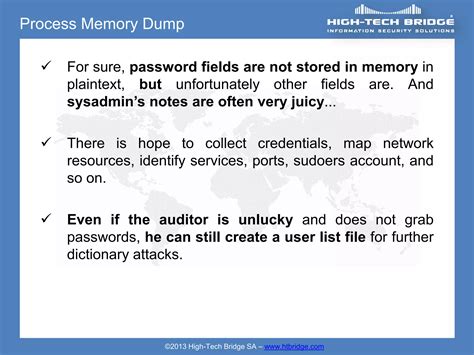 Manipulating Memory For Fun And Profit Ppt