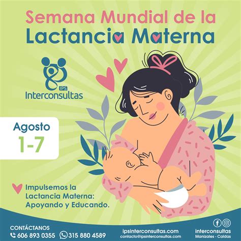 Semana Mundial De La Lactancia Materna Ips Interconsultas