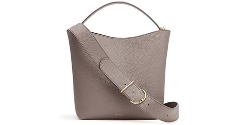Cuyana Linea Bucket Bag In Gray Lyst