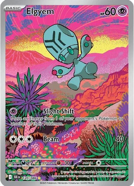 Elgyem 120086 Sv Black Bolt Pokemon