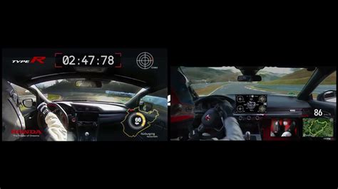 Fk8 Vs Fl5 Nürburgring Record Time Comparison Youtube