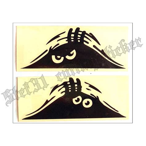 Jual Stiker Cutting Gambar Monster Ngintip Sticker Monster Ngintip