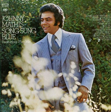 Johnny Mathis Song Sung Blue Lp Vinyl Record Album