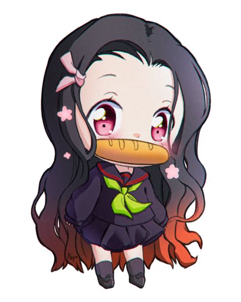 School Nezuko By Mayuartsu On Deviantart