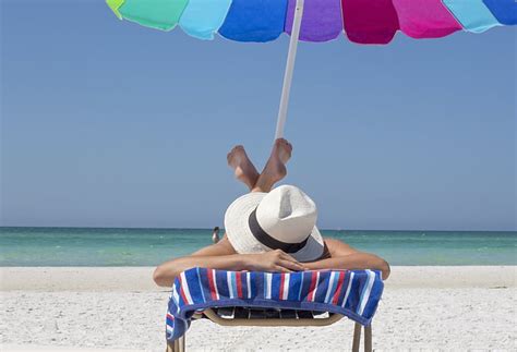 Royalty Free Photo Person Lying Down On Beach Chair Pickpik