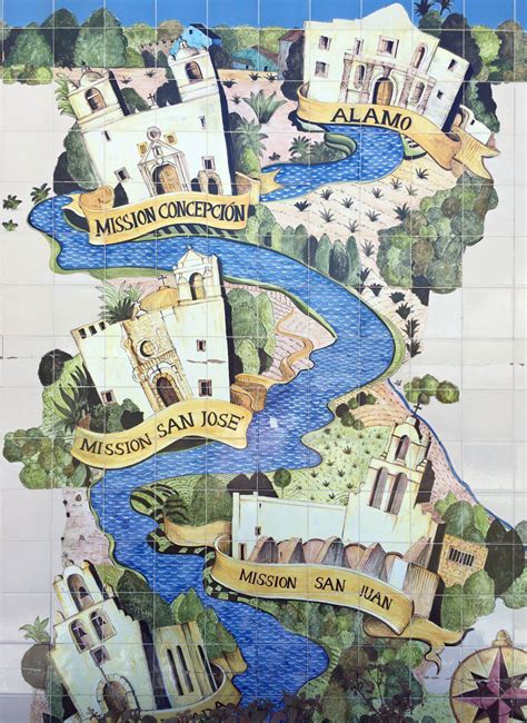 Map Of Missions In San Antonio Texas