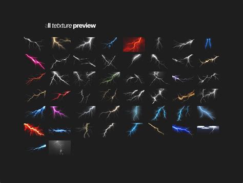 Free Thunder Texture Pack Behance