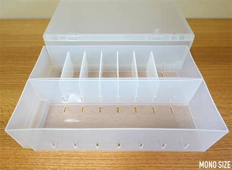 無印良品仕切り ケース 無印良品 プラスチックボックス Vishuji