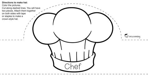 Free Printable Chef Hat Artofit