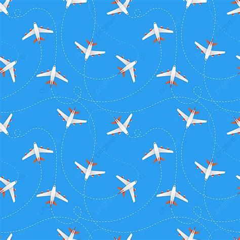 Plane Travel Pattern Background Plane Travel Pattern Background Image For Free Download