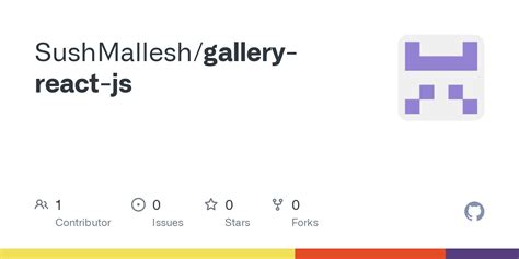 Github Sushmallesh Gallery React Js