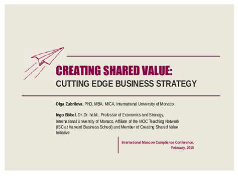 Creating Shared Value