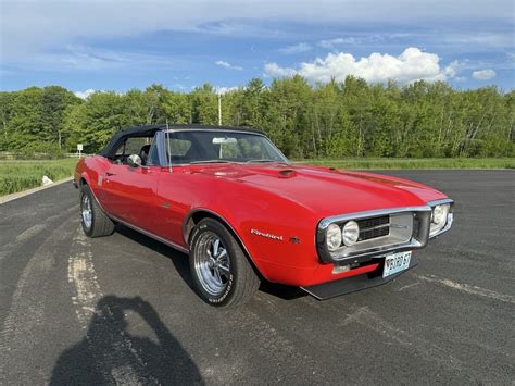 1967 Pontiac Firebird Convertible Red Premium For Sale