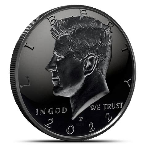 2022 Jfk Half Dollar Black Ruthenium Set Provident Metals™