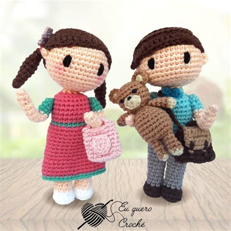 Pedrinho E Sofia Eu Quero Crochê