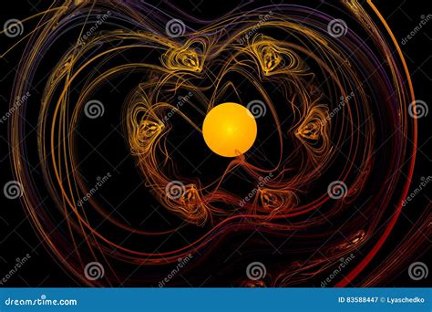 Abstract Image Fractal Vortex Stock Illustration Illustration Of Fractal Colorful 83588447