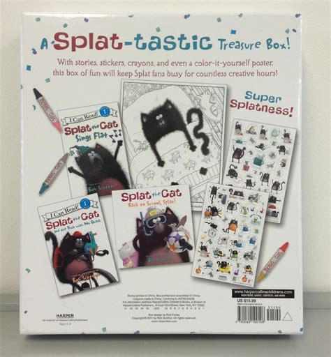 Splat The Cat Treasure Box Splat The Cat Sings Flat Splat The Cat